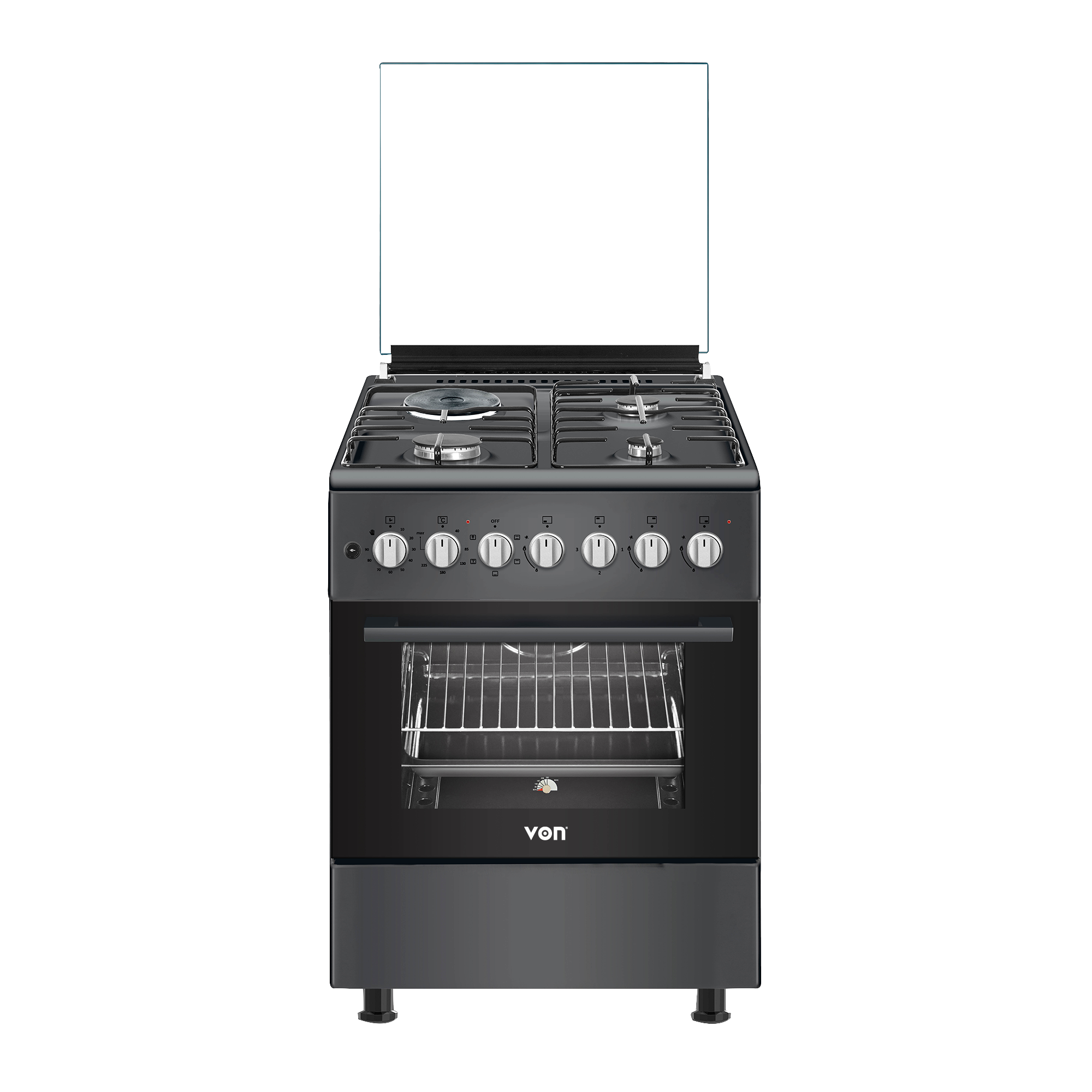 Von Cooker 3 Gas + 1 Electric - VCF663151FFG, Graphite Grey | Hotpoint ...